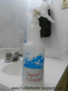 Homemade Kitchen & Bathroom Cleaner/Disinfectant Recipe