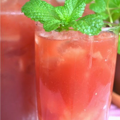 Watermelon-Mint Iced Tea | Fluster Buster