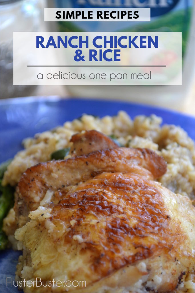 One Pan Ranch Chicken and Rice