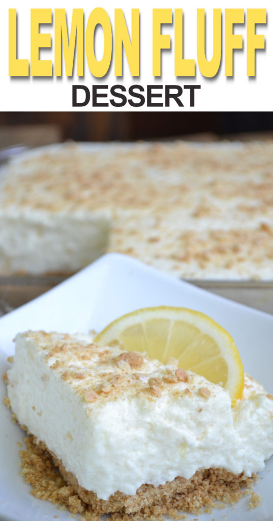 Light & Creamy Lemon Fluff Dessert | Fluster Buster